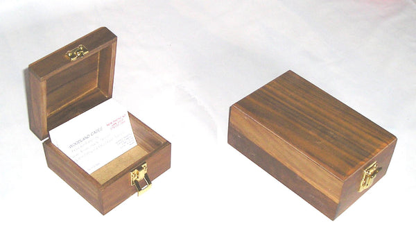 Business Card Boxes – Hampel's Woodland Products